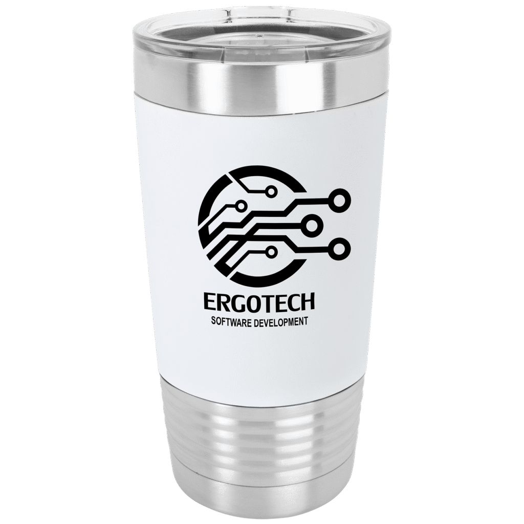 20 oz. Polar Camel Tumbler with Silicone Grip and Clear Lid | Custom ...